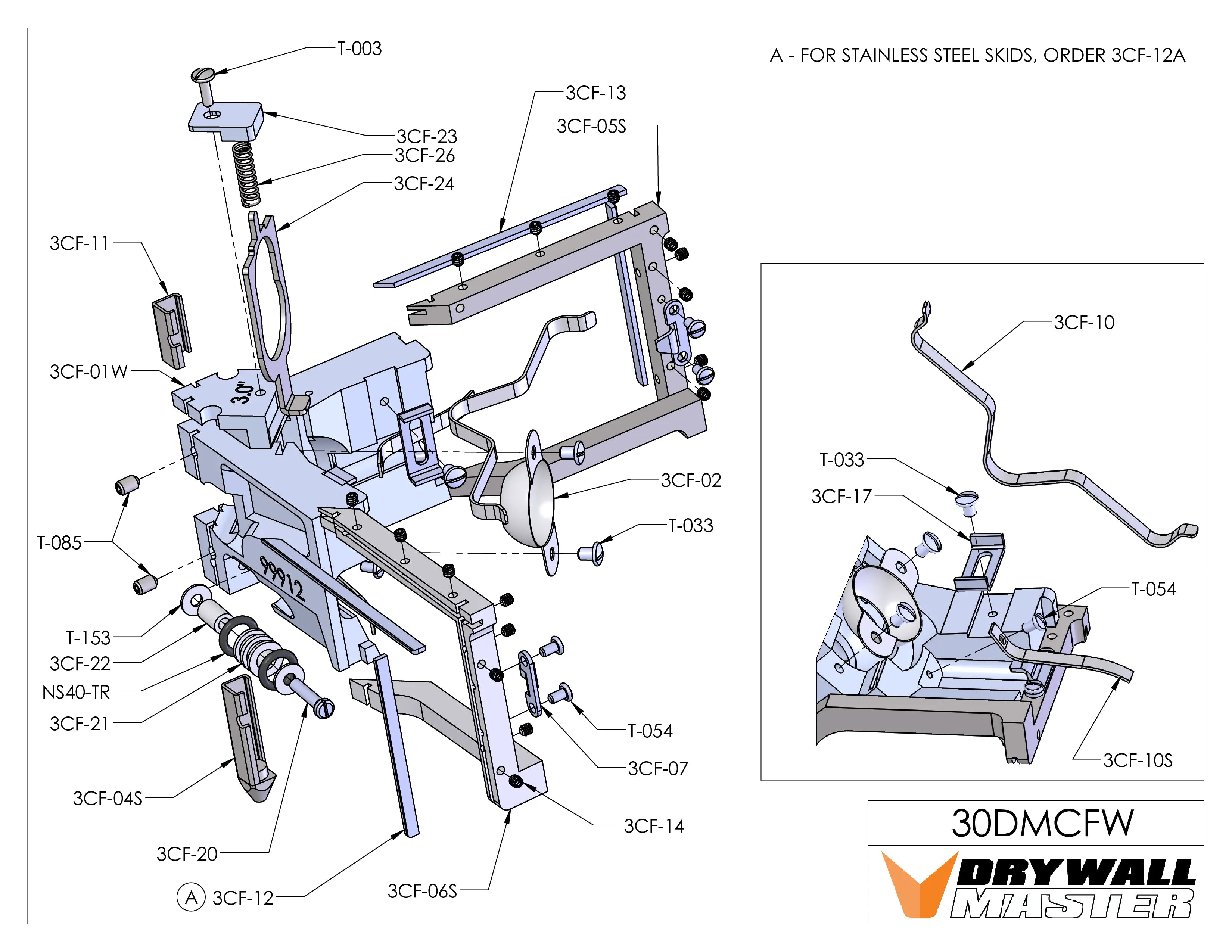 Angle Head Parts – East Coast Drywall Tools Inc.