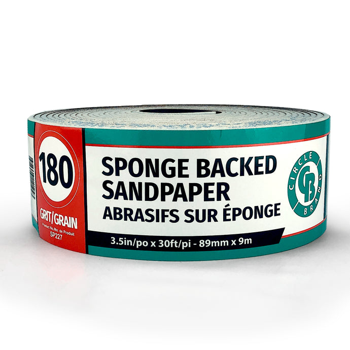 Circle Brand Foam Backed Sandpaper Rolls – East Coast Drywall Tools Inc.